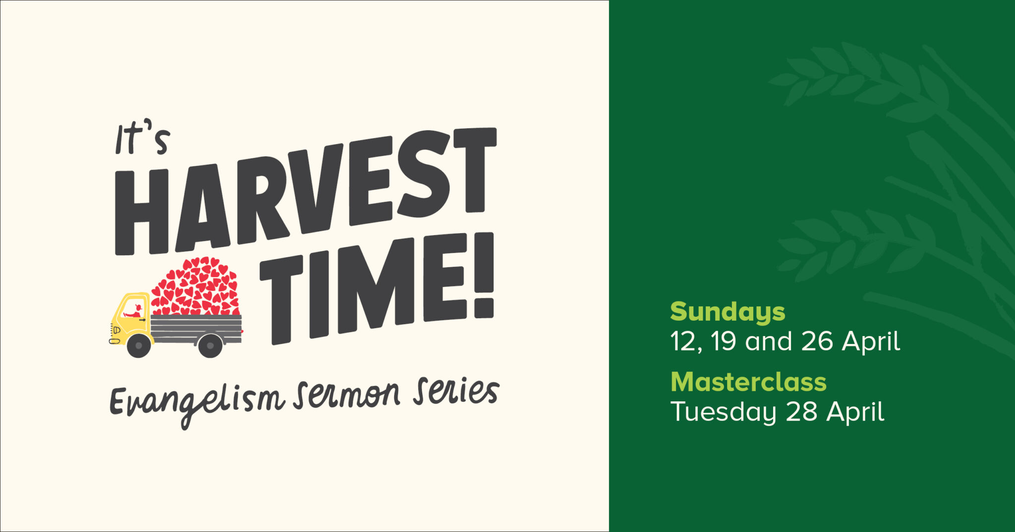 EVANGELISM SERMON SERIES - It's Harvest Time - City Impact Church